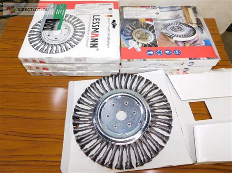 Щётка для УШМ дисковая ф 200 мм LESSMANN Германия купить в Омске цена ...