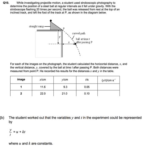 Physics Projectiles Motion Help Pls R6thform