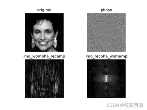Python观察图像的幅度谱和相位谱——冈萨雷斯数字图像处理 Csdn博客
