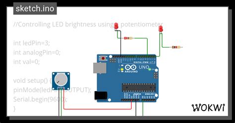 Led With Potentiometer Copy Wokwi Esp32 Stm32 Arduino Simulator
