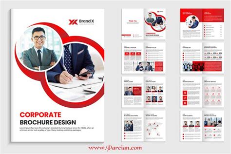 فایل طرح کاتالوگ لایه باز حرفه ای شرکت تولیدی پخش مواد غذایی بروشور