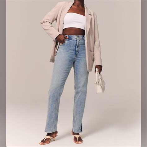 Abercrombie And Fitch Jeans Abercrombie 9s Straight Ultra High Rise