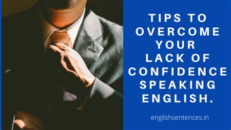 Tips To Overcome Your Lack Of Confidence Speaking English