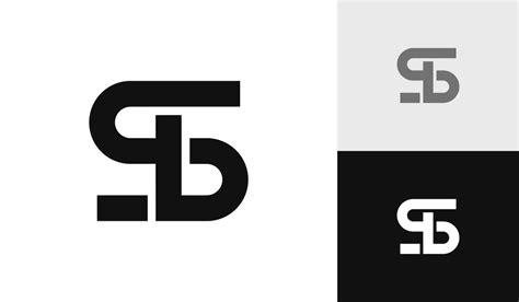 Letter Sb Initial Monogram Logo Design 29710024 Vector Art At Vecteezy