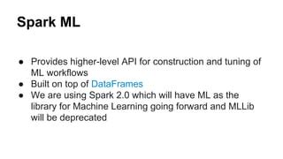 Machine Learning Pipeline With Spark Ml PPT
