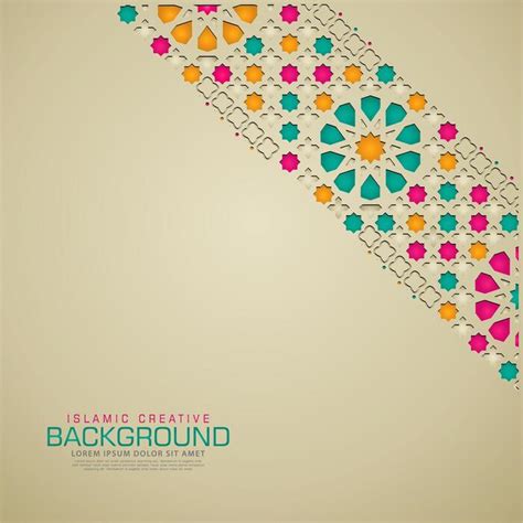 Colorful Islamic Background Vector Art Icons And Graphics For Free