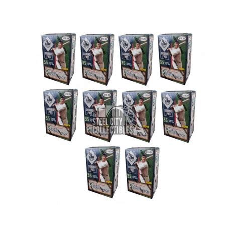 2019 Panini Diamond Kings Baseball 7 Pack Blaster 10 Box Lot Steel