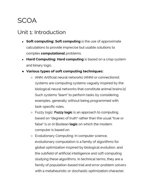 soft computing and optimization algorithms pdf fuzzy logic