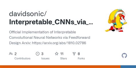 Github Davidsonic Interpretable Cnns Via Feedforward Design Official Implementation Of