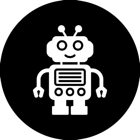 Robot Vector Icon Vector Art At Vecteezy