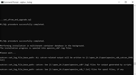 Installing Oracle Apex 24 2 On Windows With Ords In A Cdb • Vinish Dev