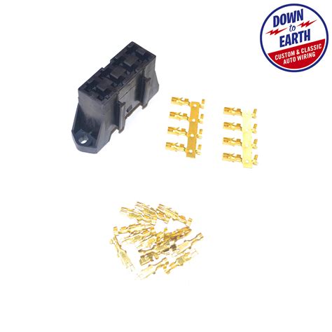 Delphi Packard 4 Gang Fuse Block With 1 Busbar And 4 Terminals Down To Earth Auto Electrics