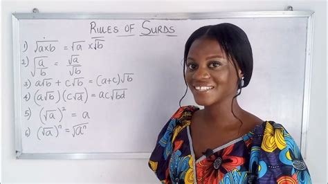 Rules Of Surds With Examples Youtube