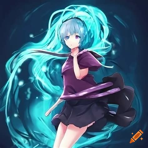 Tornado Depicted As An Anime Girl On Craiyon