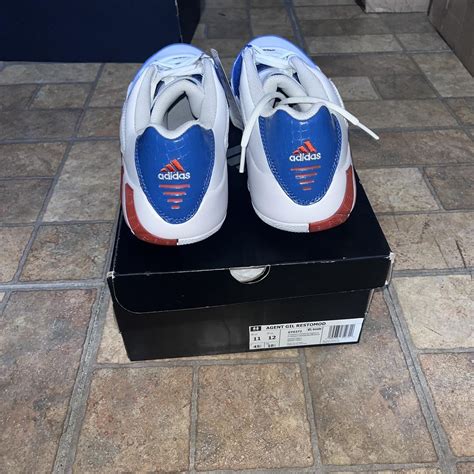 Adidas Gil Zero Restomod White And Blue Color Way Depop