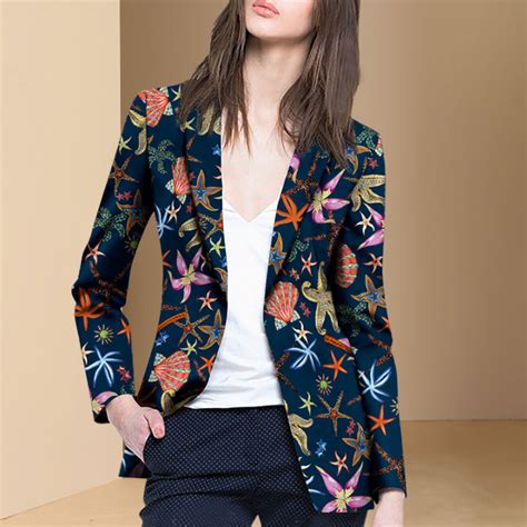 Office Ladies Plaid Women Blazer Temperament Fashion Print Small Suit