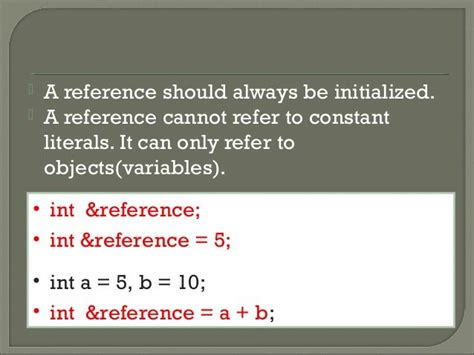 Cpp Language Basics Reference Cpp Language Basics Reference