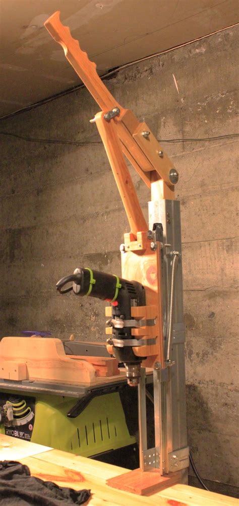 Homemade Drill Press Design 3 Homemade Tools Woodworking Homemade