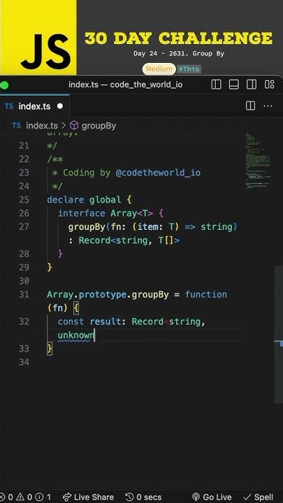 Day 24 2631 Group By Youtube