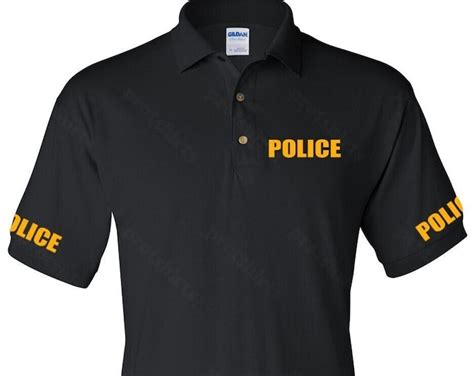 Police Uniform Shirt Mens Police Polo Shirt Etsy