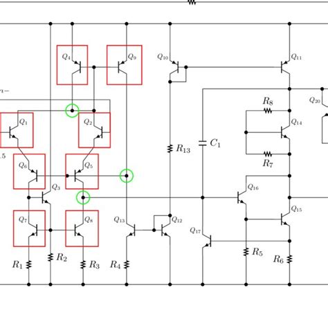 Lm741 Schematic Diagram