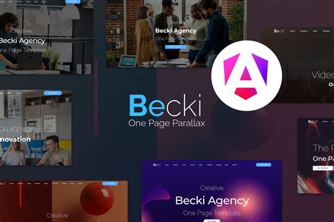 Becki Creative Parallax One Page Angular Templat