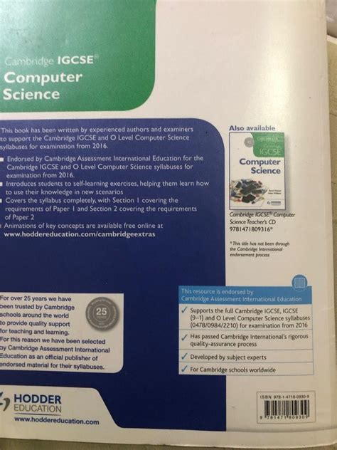 Igcse Computer Science Hobbies And Toys Books And Magazines Textbooks On Carousell