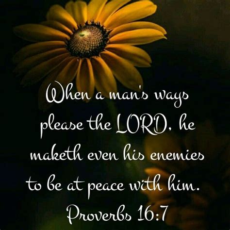 Proverbs 16 7 Kjv Scripture Verse On Pleasing The Lord