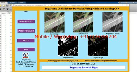 Sugarcane Leaf Disease Detection Using Machine Learning Sugarcane Plant Disease Classification