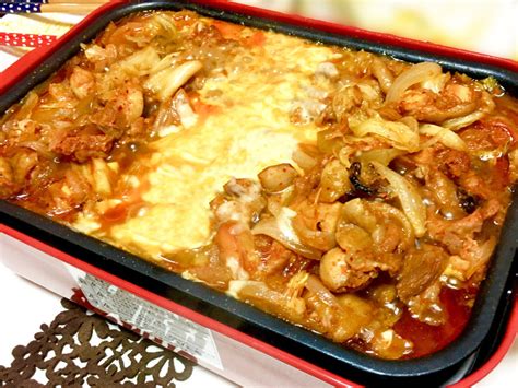 簡単ホットプレートチーズタッカルビ By 渡部アキ 【クックパッド】 簡単おいしいみんなのレシピが345万品