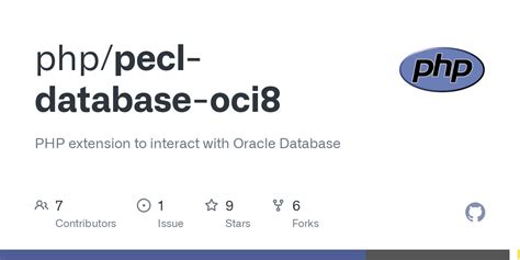 Github Phppecl Database Oci8 Php Extension To Interact With Oracle
