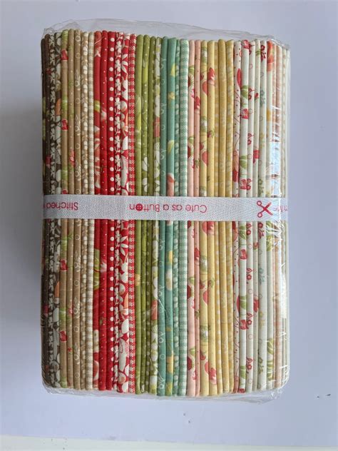 strawberry fields revisited half yard bundle by fig tree quilts etsy