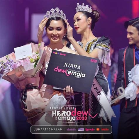 Nurelyana Bahrin Gadis Sarawak Pertama Juara Dewi Remaja 2023 Suara