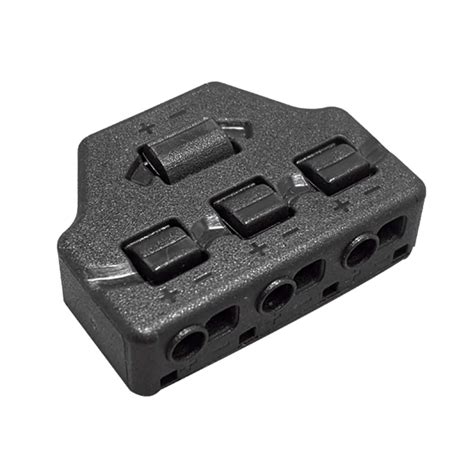 Meijuhuga Cable Splitter Quick Splitter Push In Fast Wire Connector Lightweight Portable Easy To