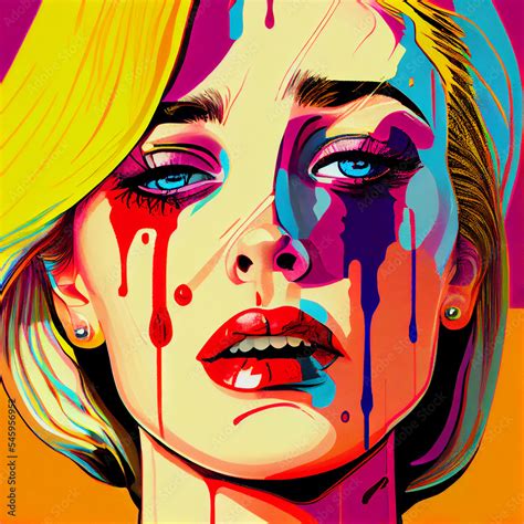 Crying Woman Painting