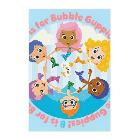 Bubble Guppies Anime Stickers Posters Wall Decoration 3045（cm