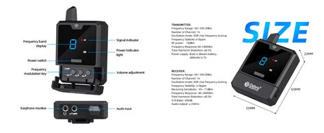 D Debra Audio Er Mini Uhf Portable Wireless In Ear Monitor