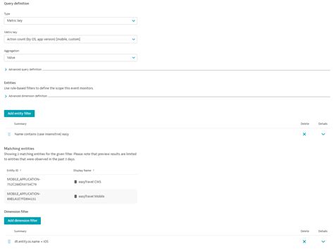 metric key events — dynatrace docs