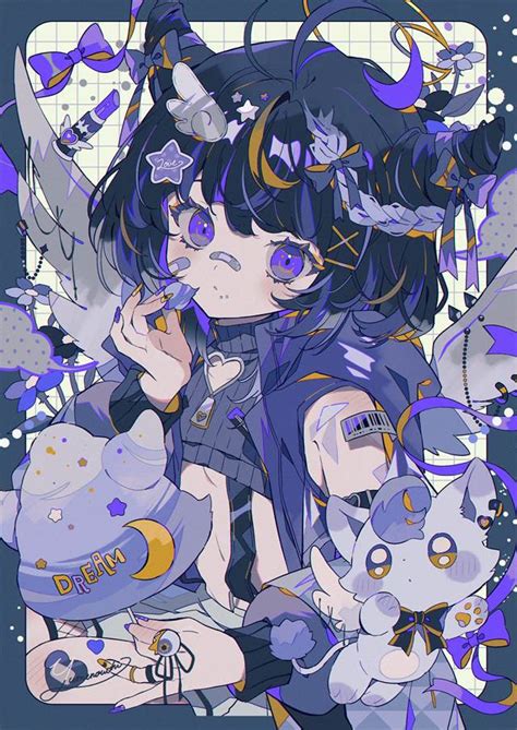 女孩子 插画 原创 原创 原创1000users加入书籤 夢ノ内illustration Pixivbox