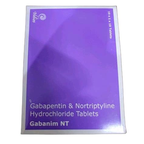 Helios Gabapentin Nortriptyline Hydrochloride Tablets Prescription At Best Price In Mumbai