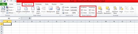 Gridlines In Excel