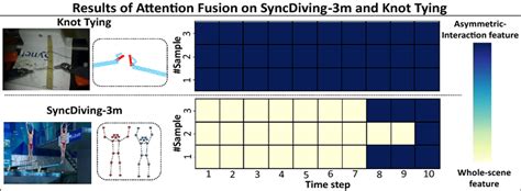Visualization Of The Attention Fusion On Samples Of Knot Tying And