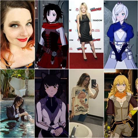 Rwby Girls And Their Vas 💙💜💛 R Rwby