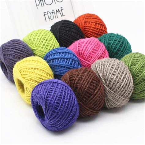 40 Meters Roll 2mm Soft Texture Hemp Rope Cords Vicedeal