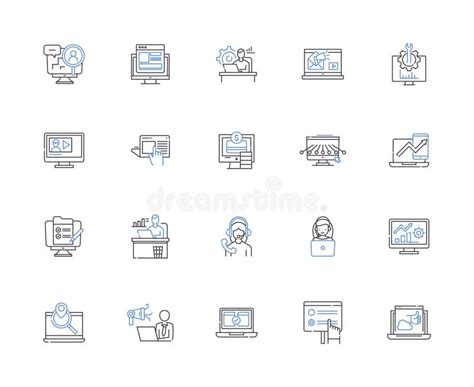 Network Outline Icons Collection Network Internet Wi Fi Ethernet Connectivity Routers