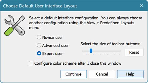 HexEditorNeo Interface Choose Default Layout