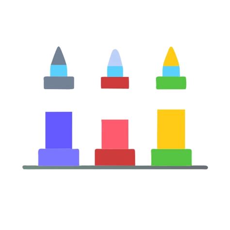 Premium Vector Color Blocks Scientific Markers Icon