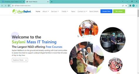 Ziyan Shabbir On Linkedin Assignment Saylani Website Clone Instructor Hammad Nadeem Hosted Url
