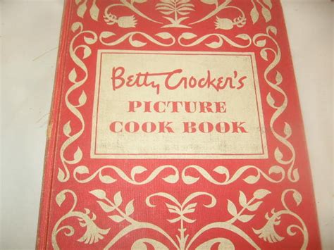 Vintage Betty Crockers 1950 Picture Cookbook Istedition Ist Printing