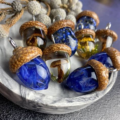 I Made Various Acorn Pendants Roddlysatisfying